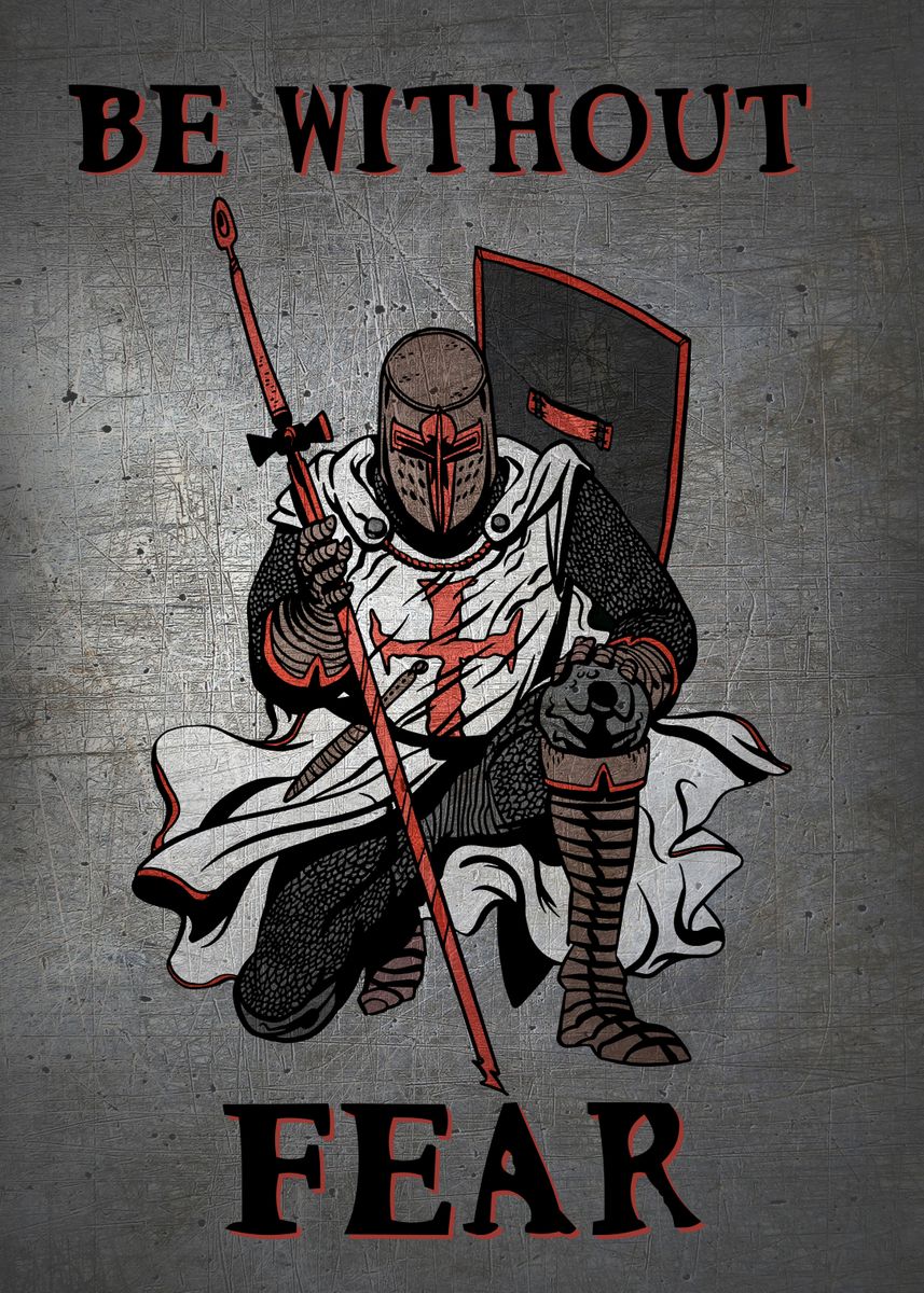 'BE WITHOUT FEAR SCRATCH' Poster, picture, metal print, paint by Atomic ...