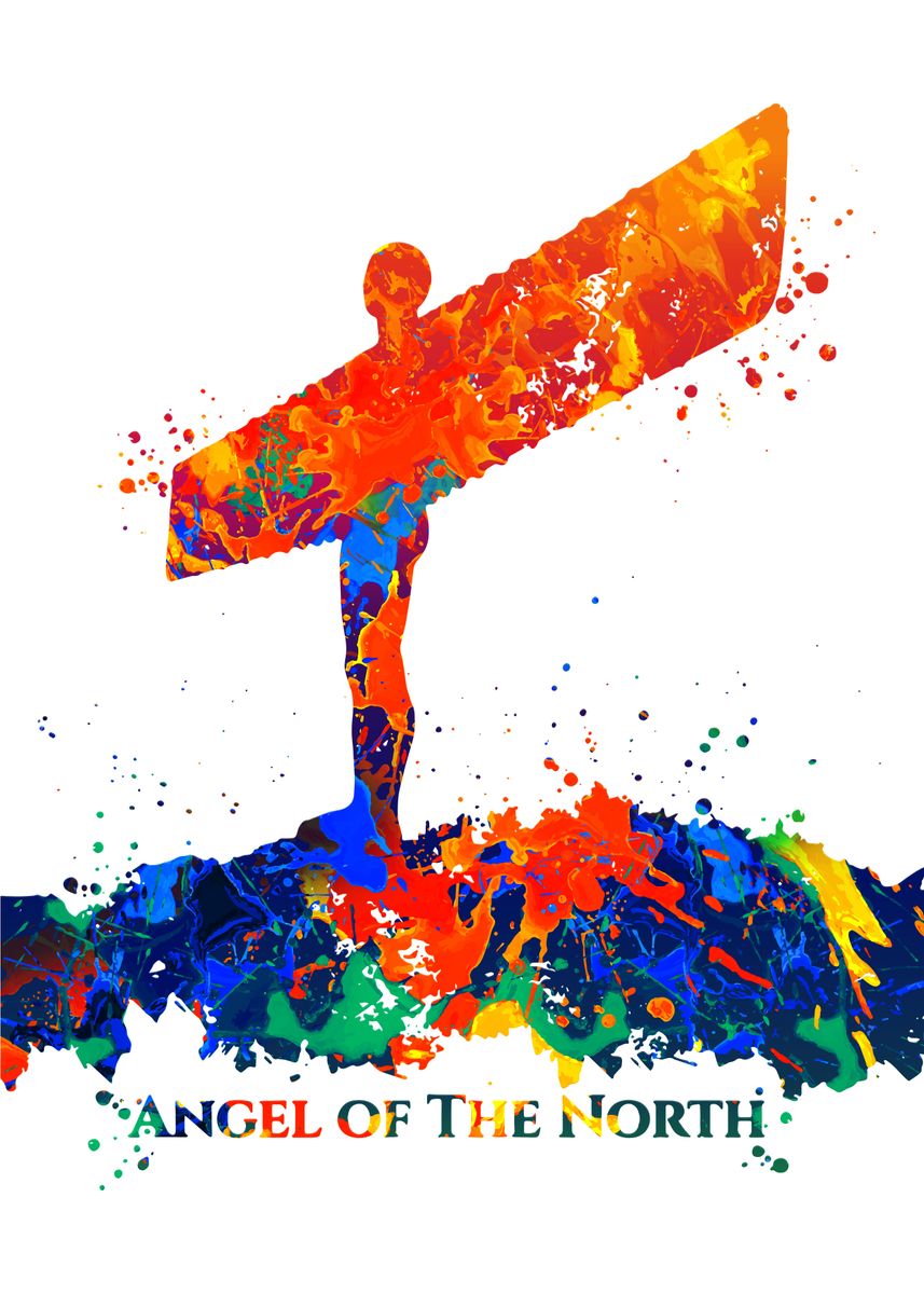 'Angel of The North' Poster, picture, metal print, paint by Dalton ...