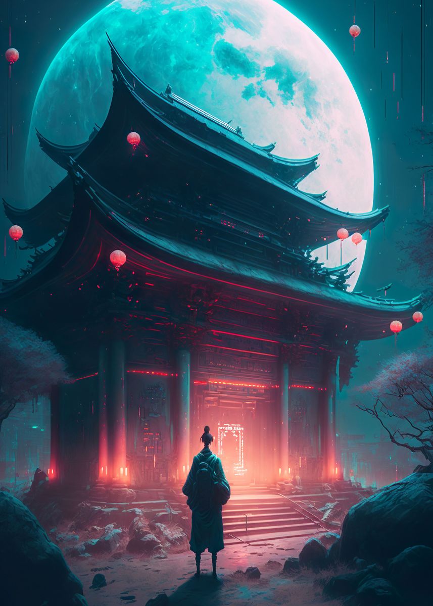 'Last Samurai' Poster, picture, metal print, paint by TESSERACT 07 ...