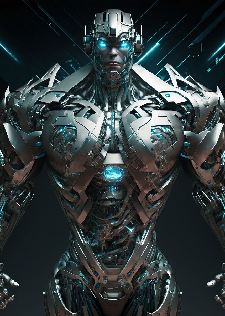 'Cyborg soldier' Poster, picture, metal print, paint by Oleksandr ...