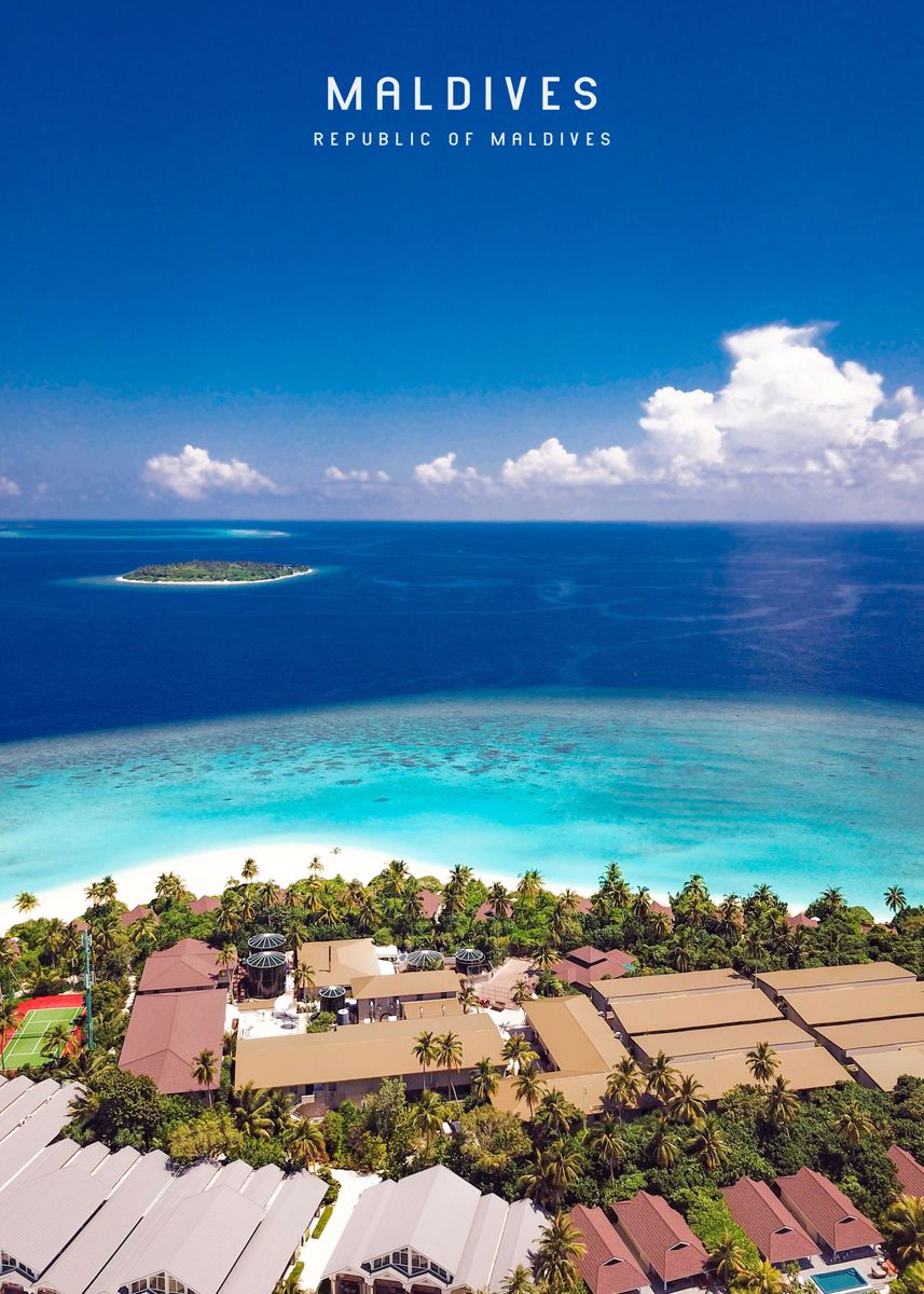 'Maldives ' Poster by Explore Universe | Displate