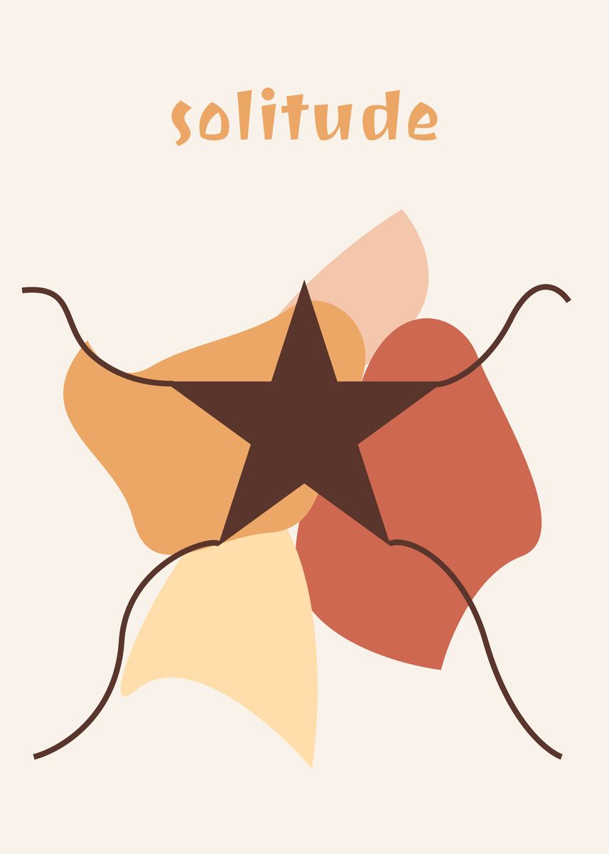 'Solitude' Poster, picture, metal print, paint by Mvirsy | Displate