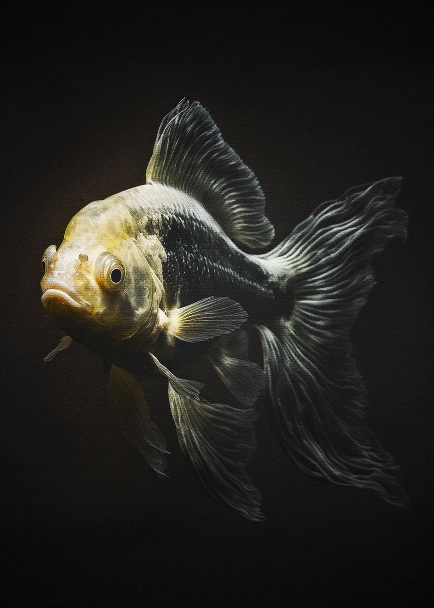 'Black Fish' Poster, picture, metal print, paint by Muh Asdar | Displate