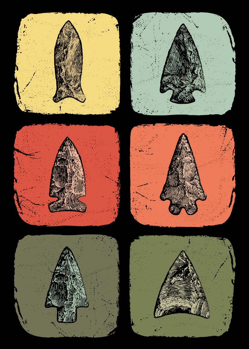 'Arrowhead Hunting' Poster, picture, metal print, paint by Markus ...