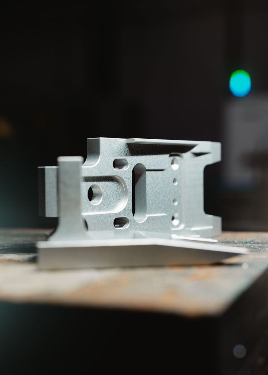 'CNC Aluminium Parts' Poster, picture, metal print, paint by DM ...