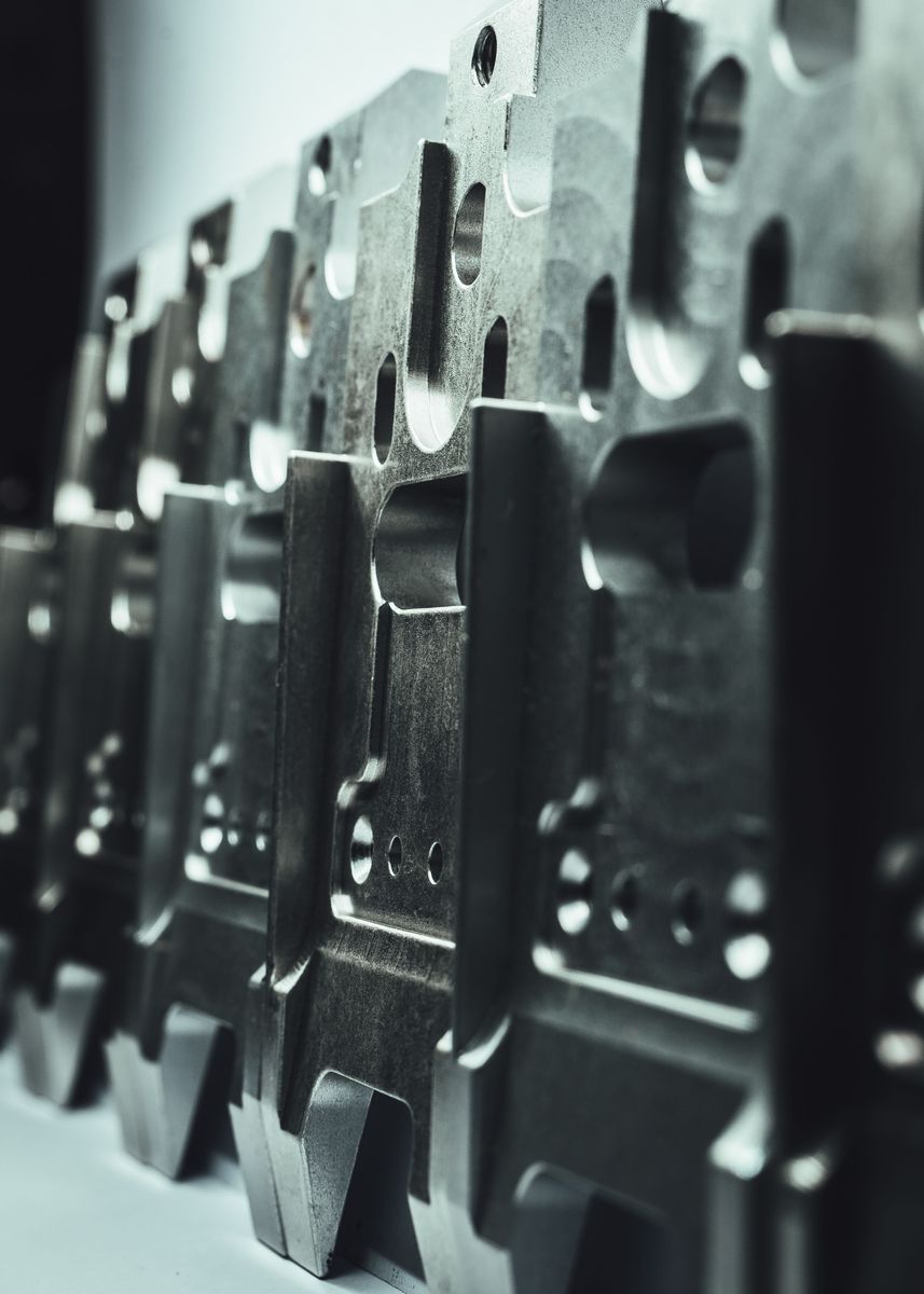 'CNC Aluminium Parts' Poster, picture, metal print, paint by DM ...