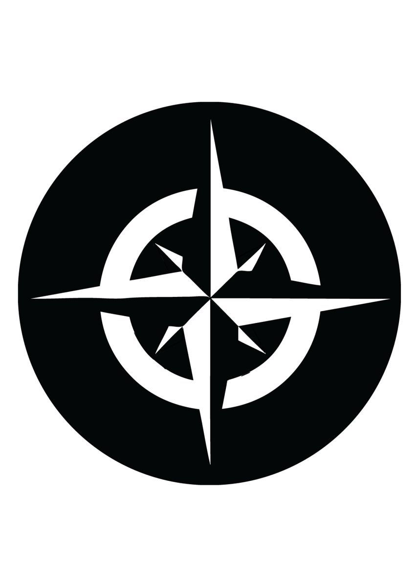 'North Star' Poster, picture, metal print, paint by MarkOnDark | Displate