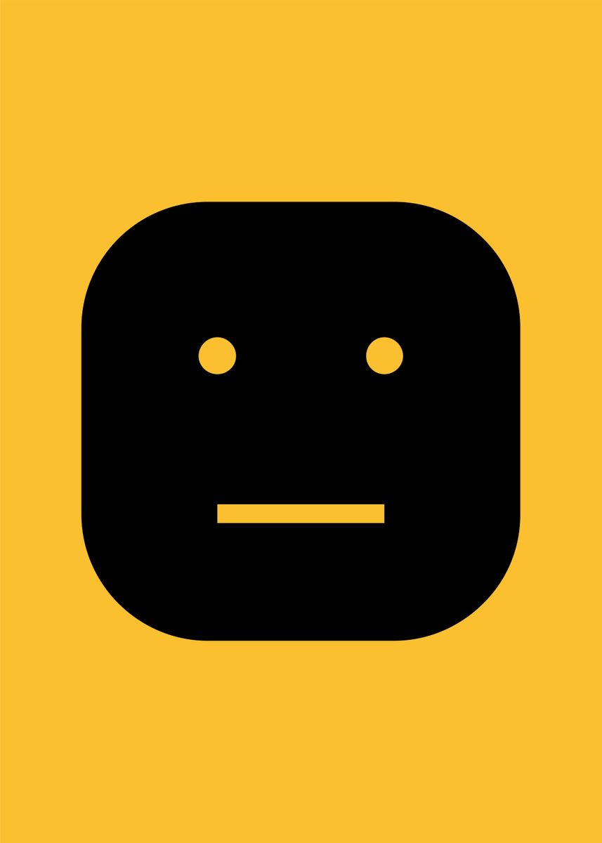 'poker face smiley' Poster, picture, metal print, paint by Most Popular ...