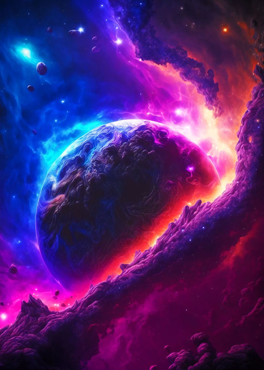 'The Stellar Sphere' Poster by Xi Designs | Displate