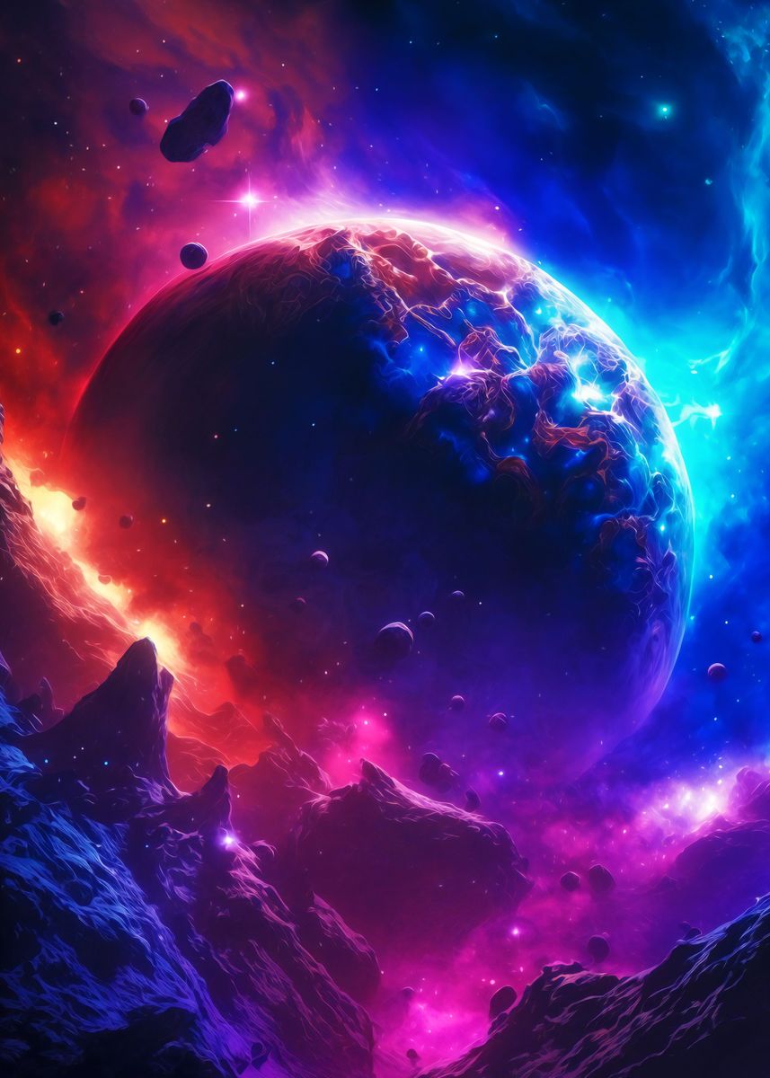 'The Stellar Spectrum' Poster, picture, metal print, paint by Xi ...