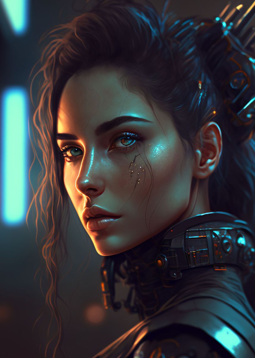 'Huntress' Poster, picture, metal print, paint by Oleksandr Kovalov ...