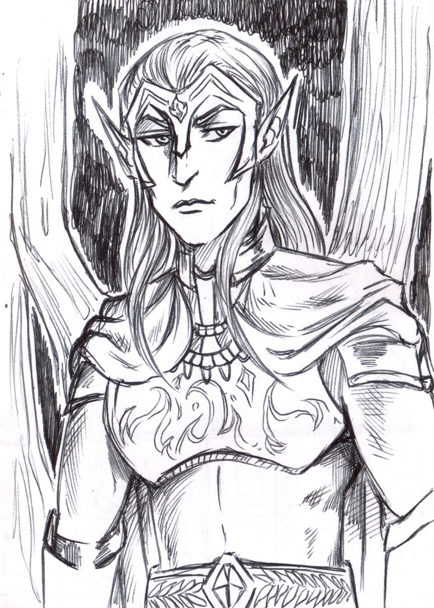 'Elven Guard' Poster, picture, metal print, paint by Furiarossa and ...