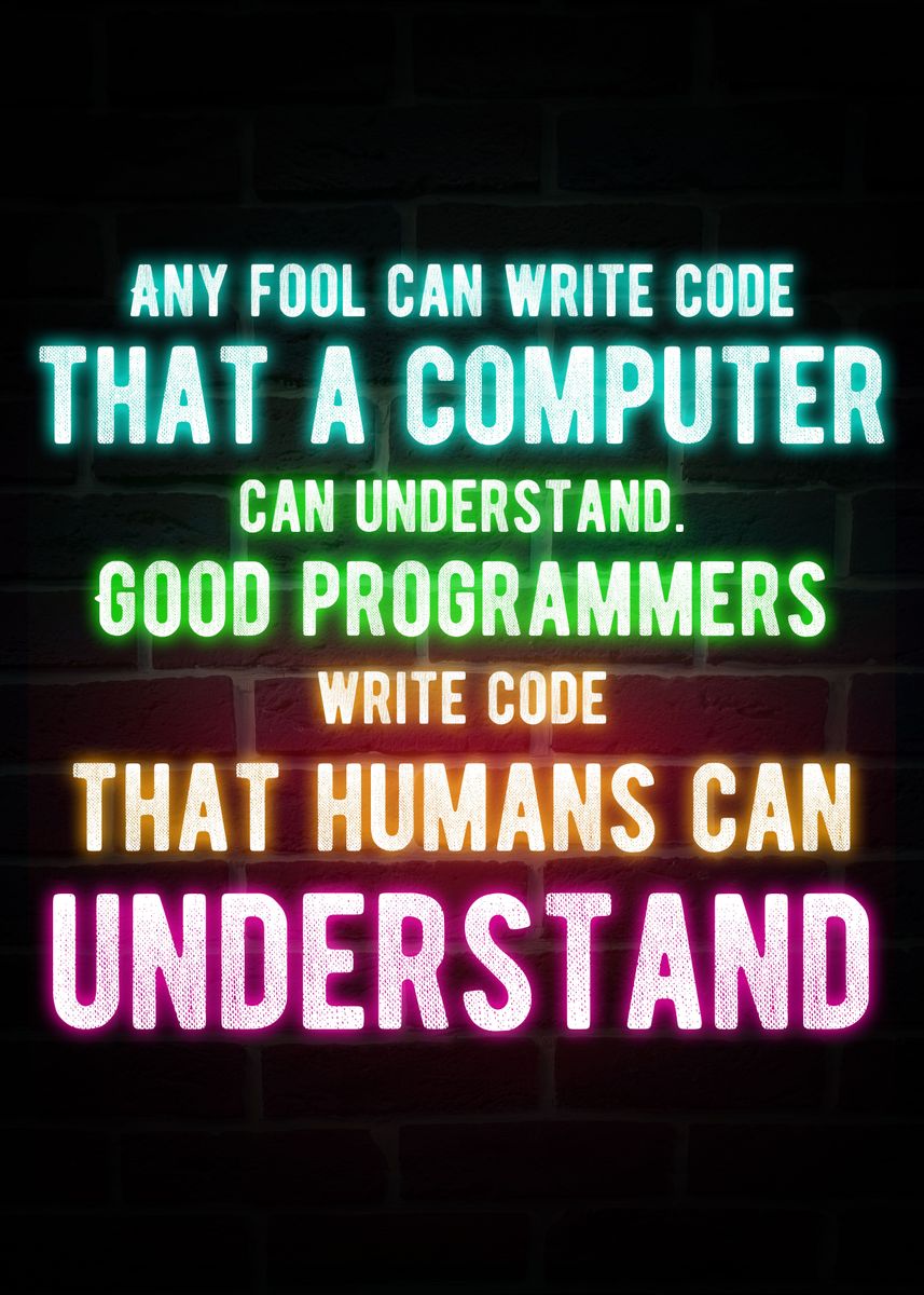 'Good Programmers' Poster by Remang Remang | Displate