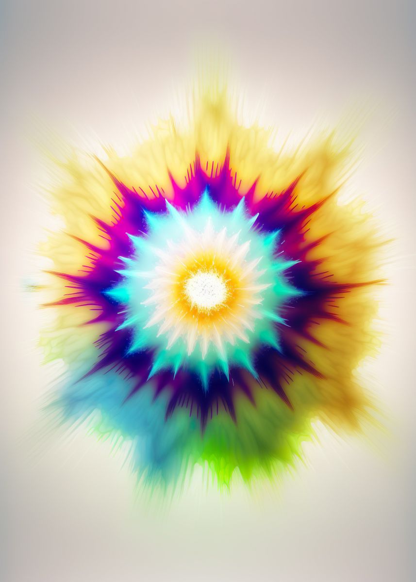 'Positive Aura' Poster, picture, metal print, paint by ...