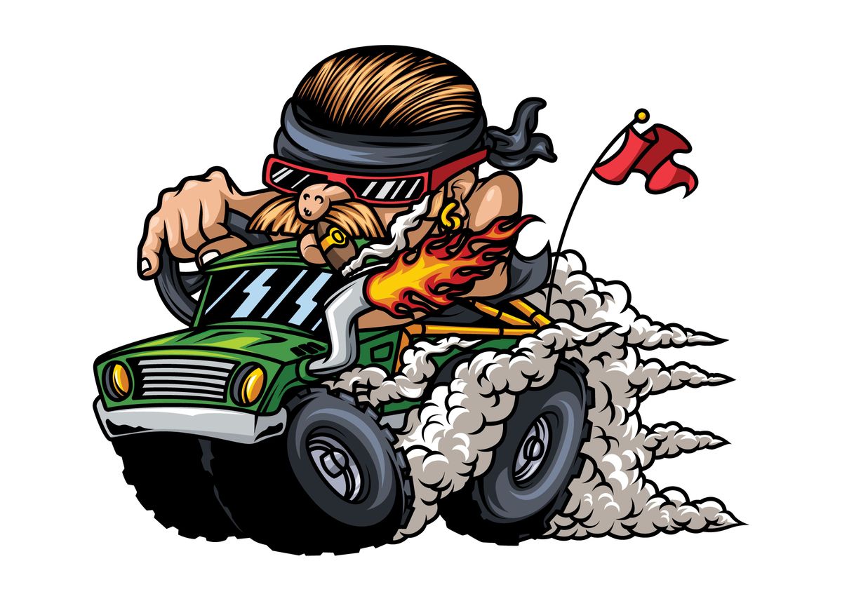 'Bandit Racing' Poster by hendra pratama | Displate