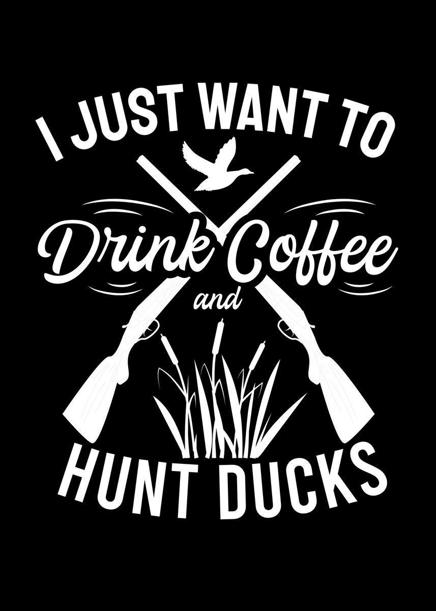 'Waterfowl Duck Hunting' Poster, picture, metal print, paint by bobbyMC | Displate