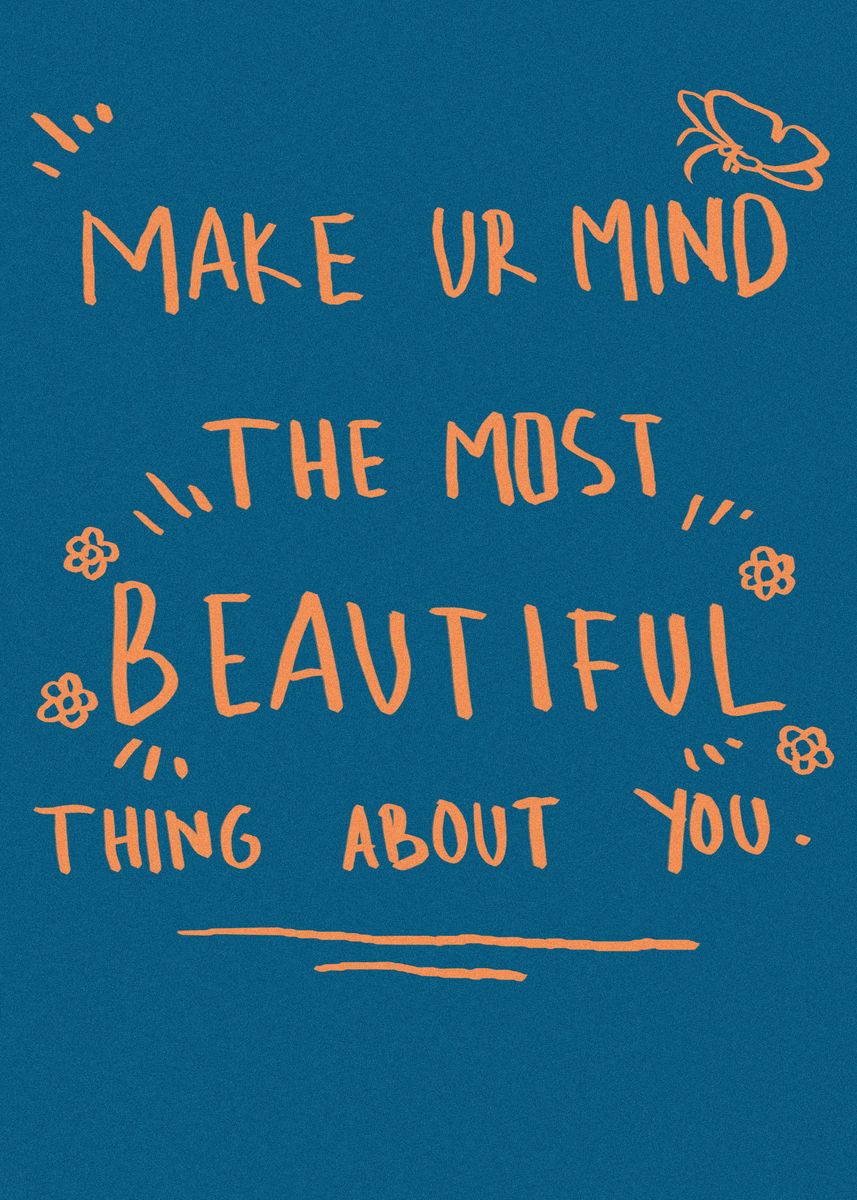 'hand drawn quotes' Poster by hafis ardiansyah | Displate