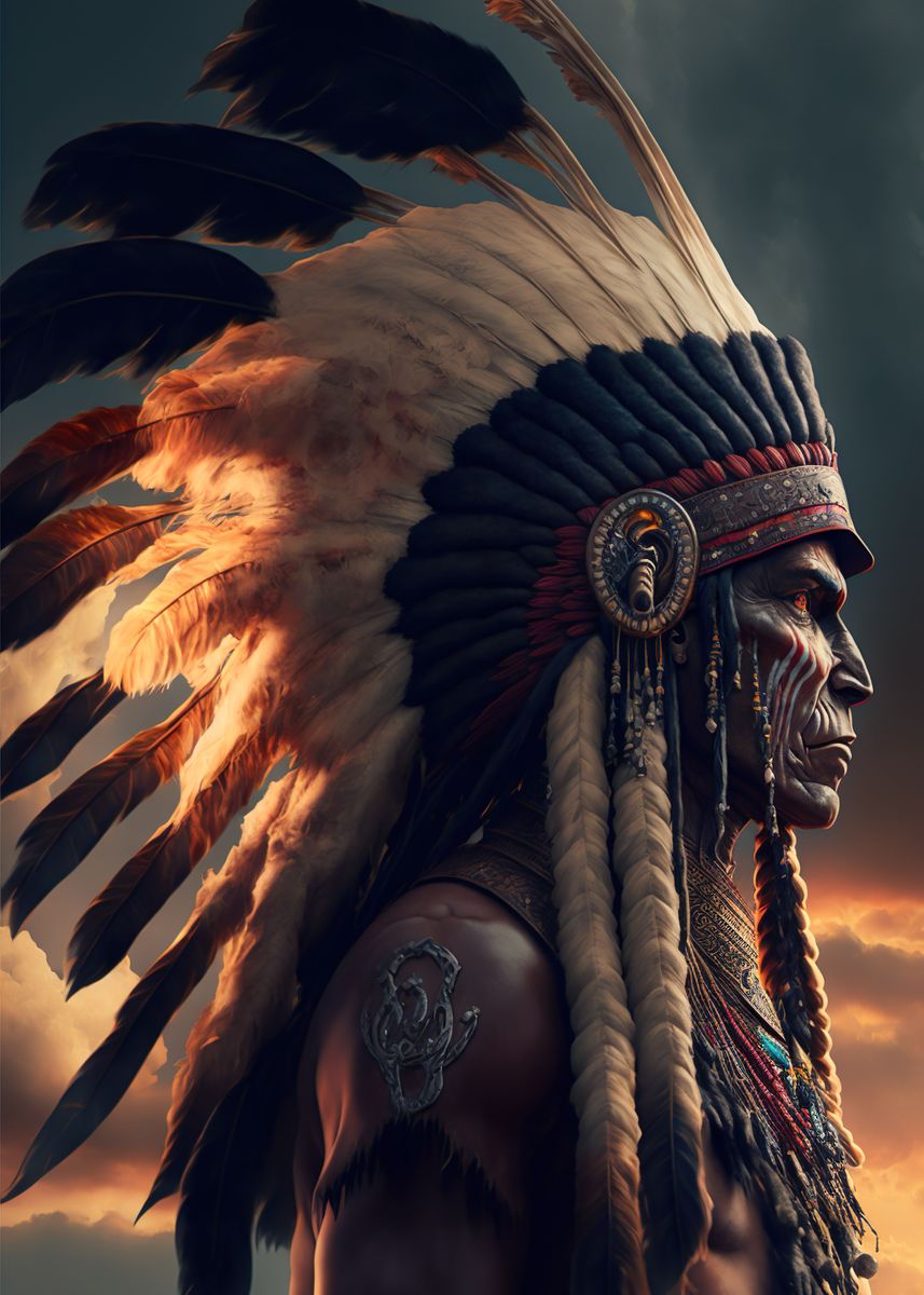 Native American Chief Wallpaper