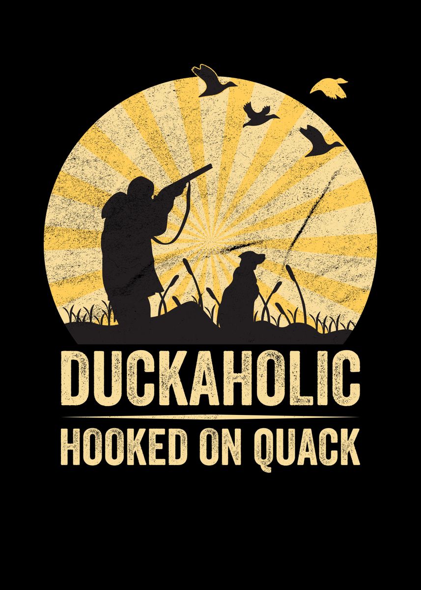 'Duck Hunting Waterfowl' Poster, picture, metal print, paint by bobbyMC ...