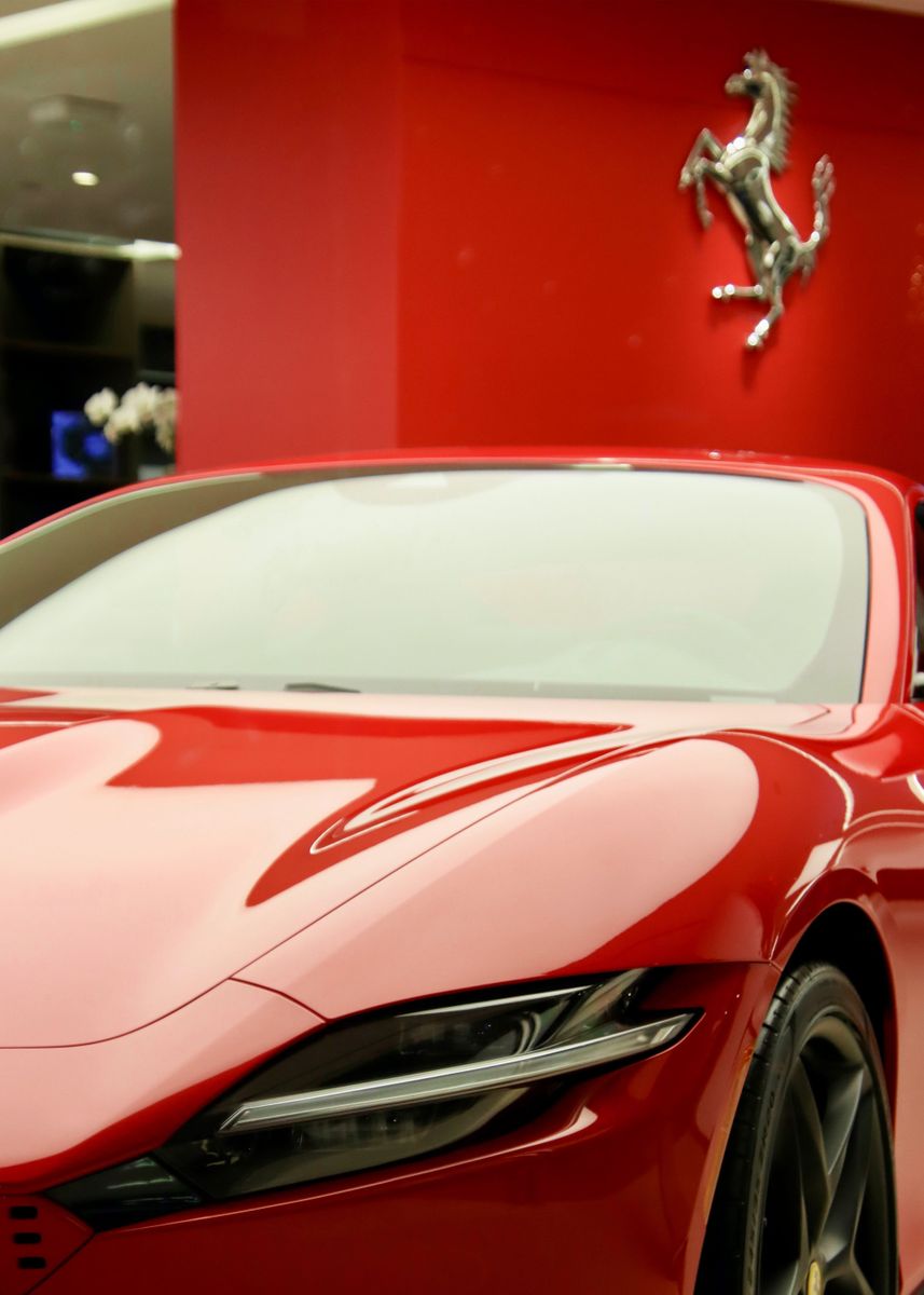 'Ferrari Roma' Poster, picture, metal print, paint by Showroom Car ...