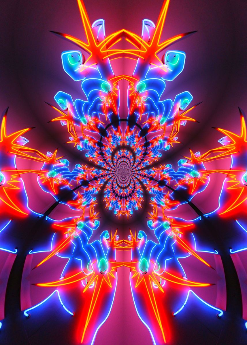 'Cool Trippy Psychedelic ' Poster, picture, metal print, paint by ART ...