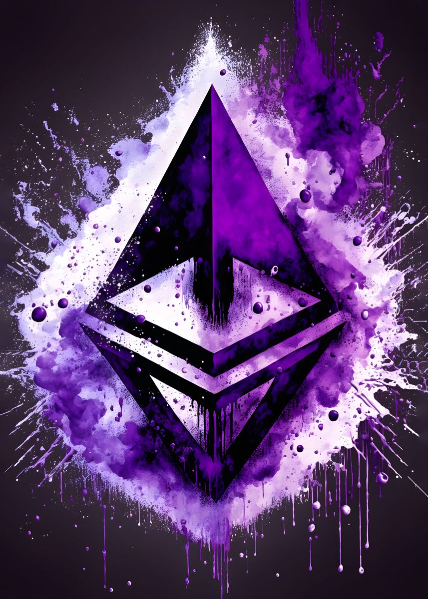 'Ethereum Crypto' Poster, picture, metal print, paint by Valter Shabani ...