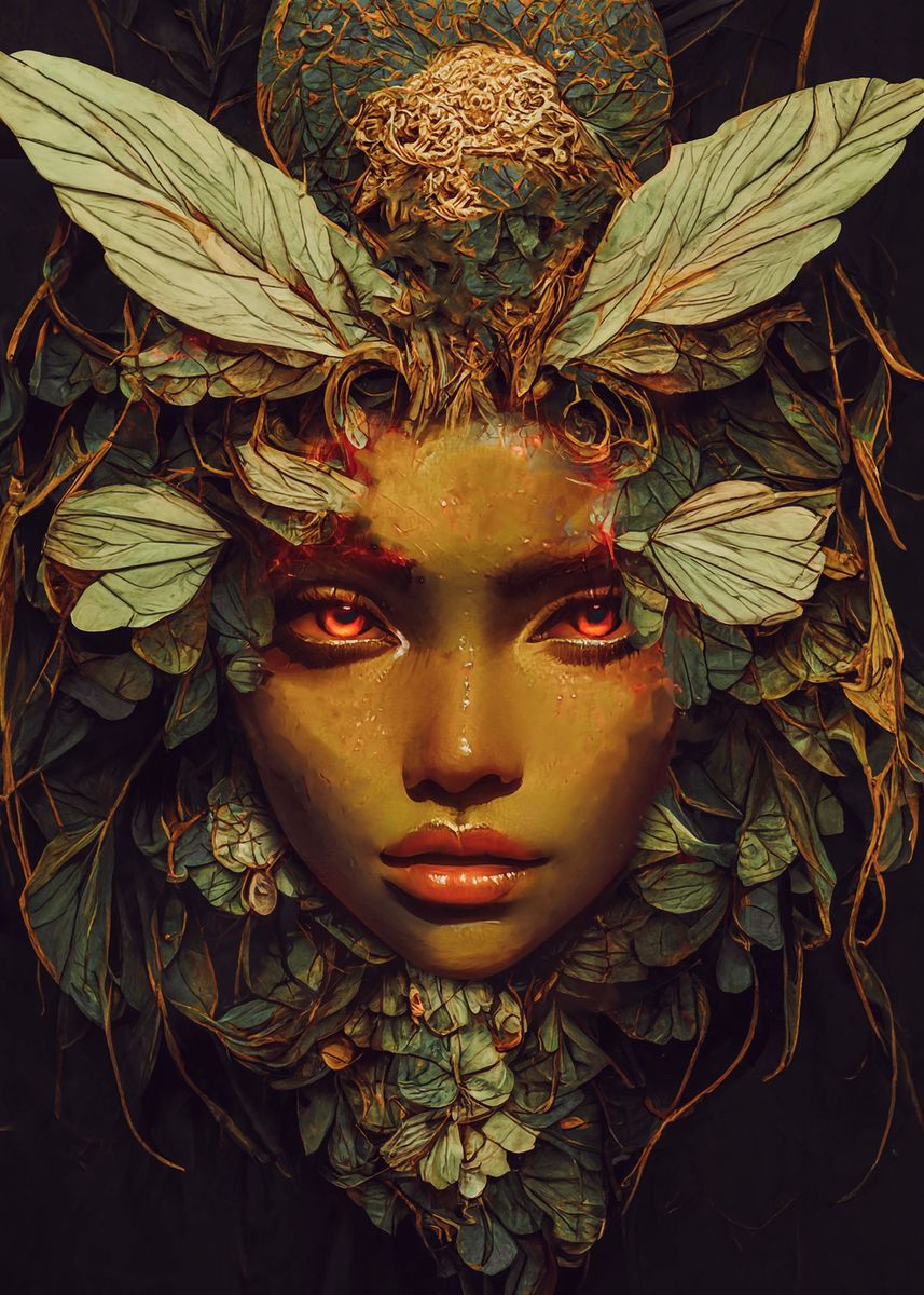'Forest Goddess' Poster by AndrejZT | Displate