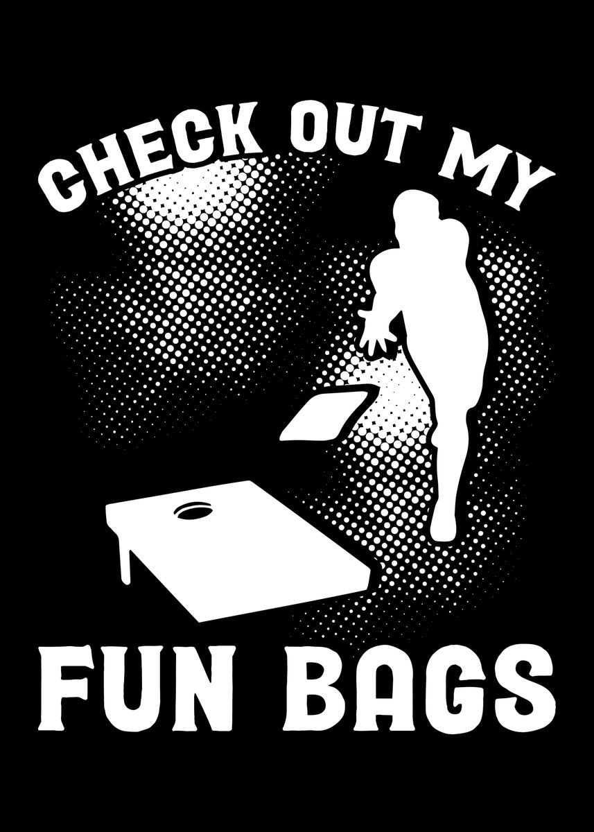 'Check out my fun bags' Poster, picture, metal print, paint by BeMi ...