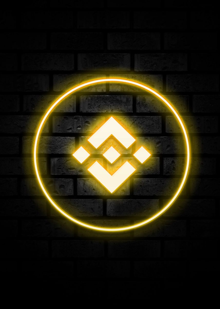 'Binance Coin' Poster, picture, metal print, paint by Michael I. Organ ...