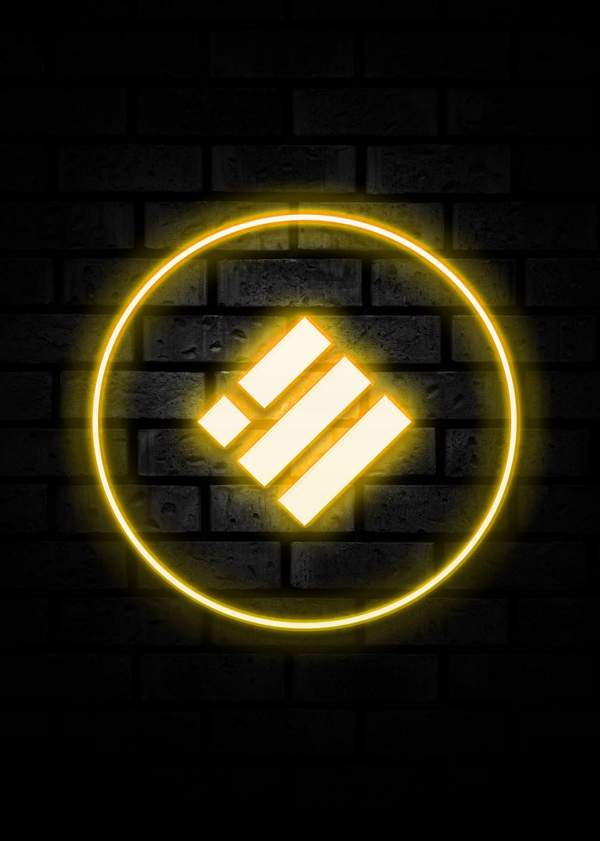 'Binance USD' Poster, picture, metal print, paint by Michael I. Organ ...