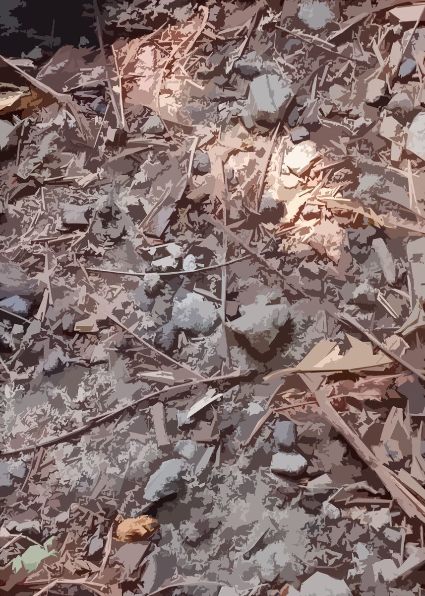 'Muddy Tile Patterns 1' Poster, picture, metal print, paint by Gani ...