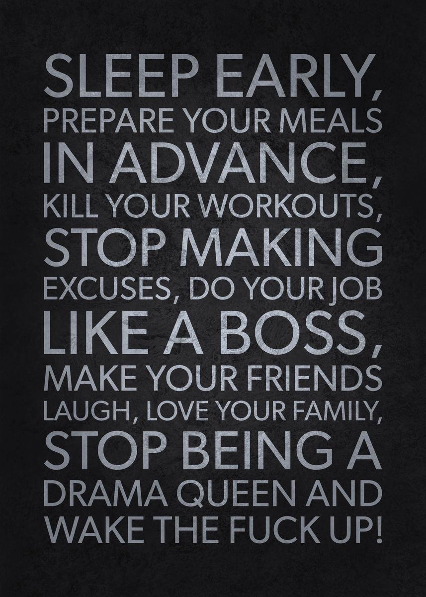 'Awesome Motivation' Poster, picture, metal print, paint by GOHAN ...