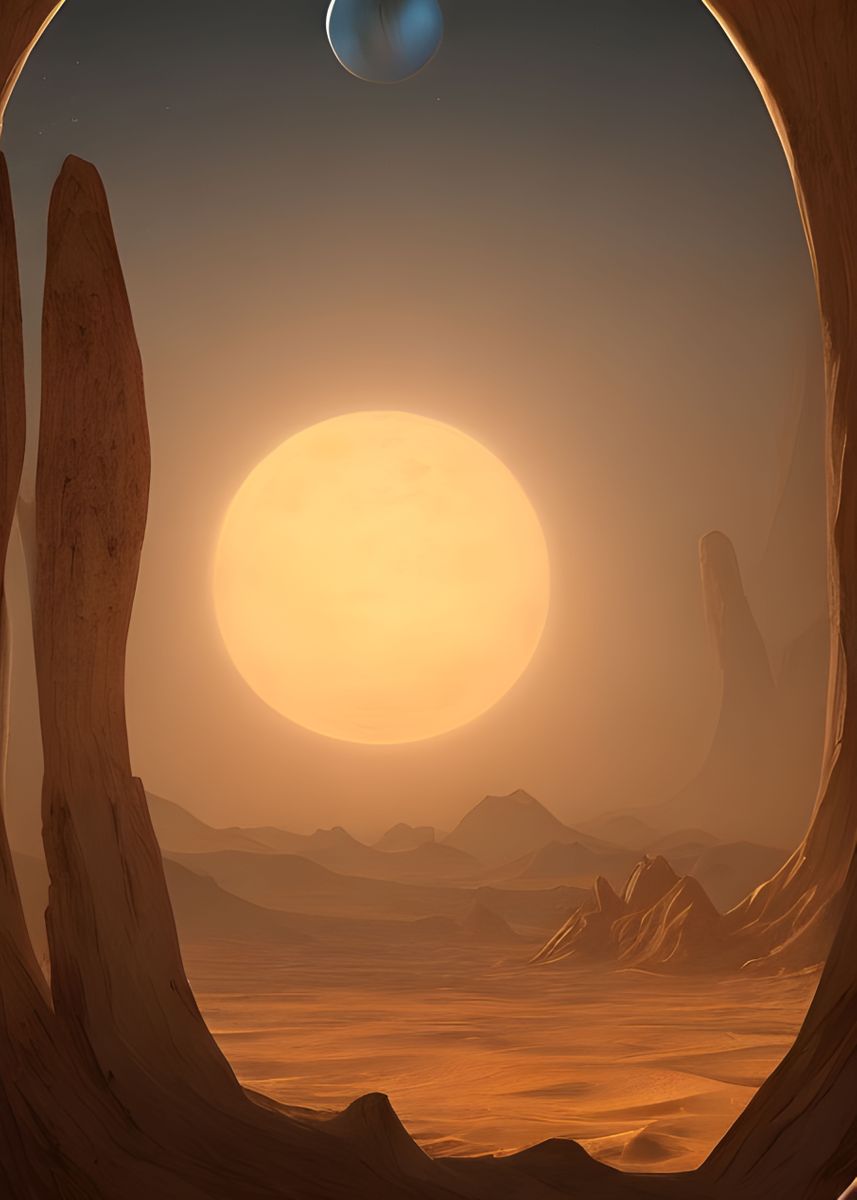 'more under the moon' Poster, picture, metal print, paint by ...