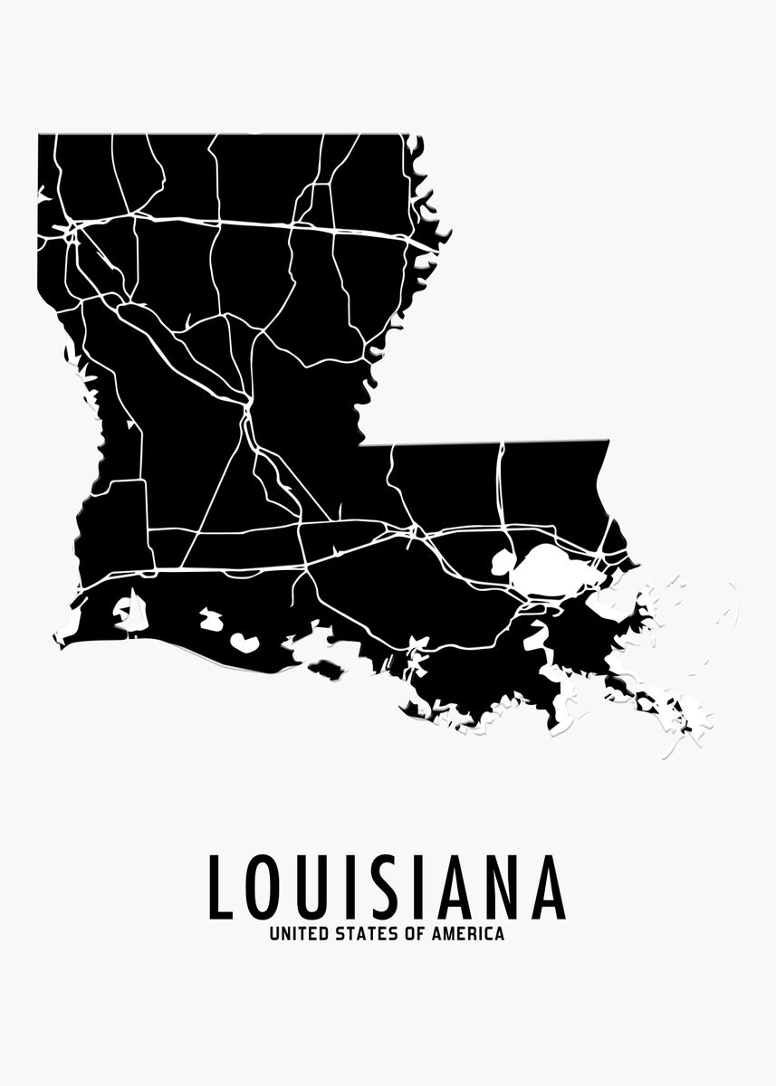 'Louisiana USA' Poster, picture, metal print, paint by Terrance Seay ...