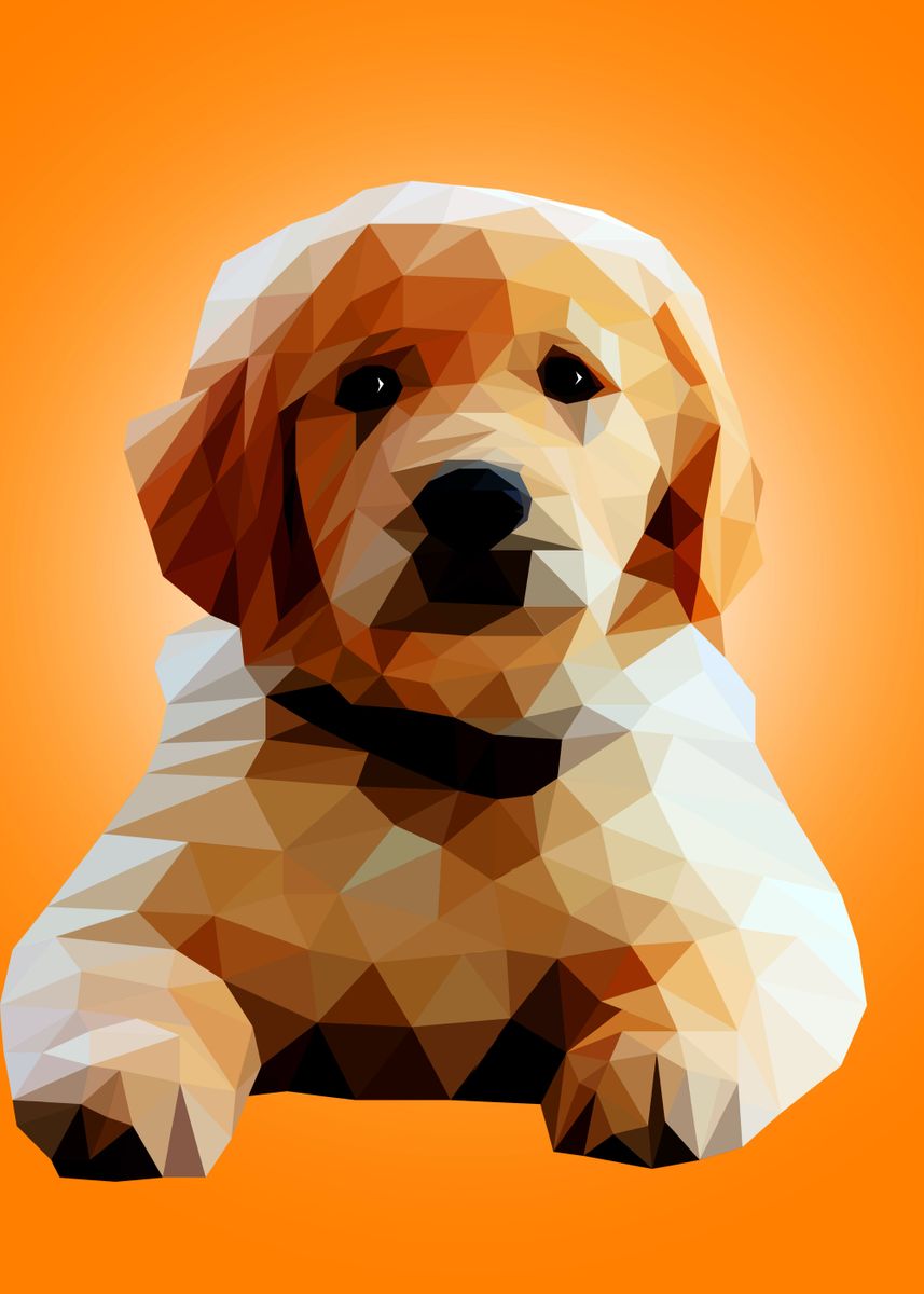 'Dog' Poster, picture, metal print, paint by Dare Neil | Displate