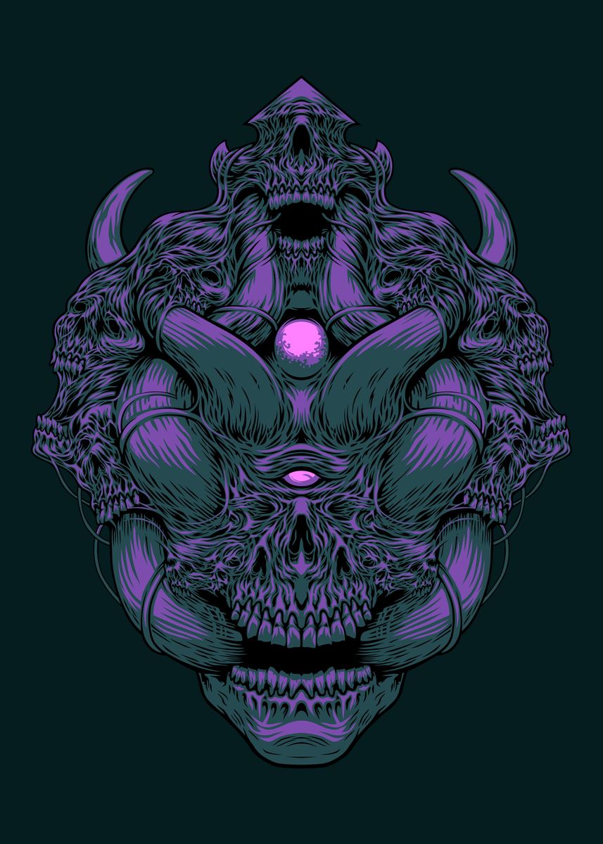 'INNER TORMENT' Poster, picture, metal print, paint by Augie Michael ...