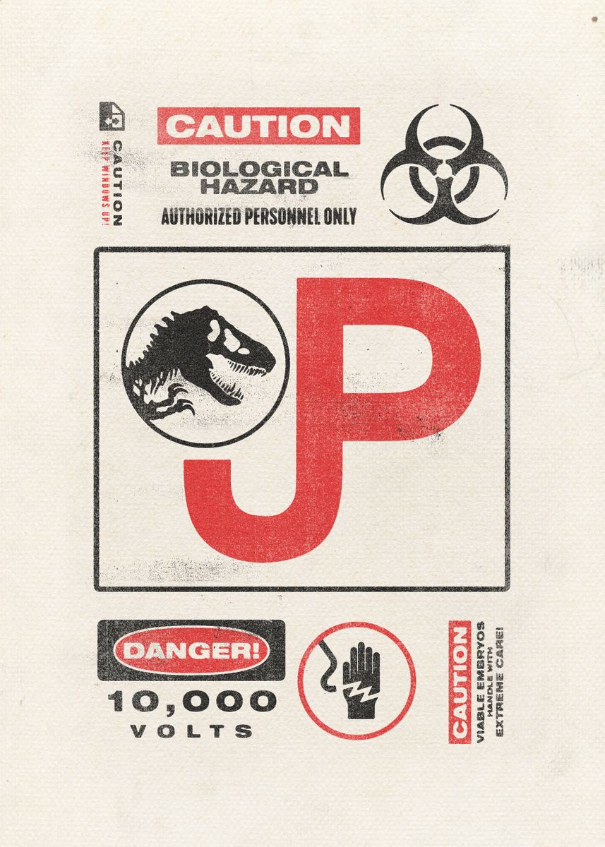 'Authorized Personnel Only' Poster, picture, metal print, paint by ...