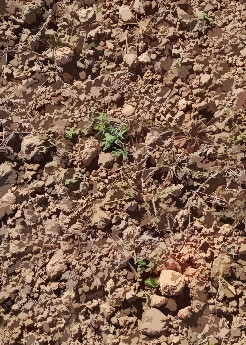 'Muddy Tile Patterns 5' Poster, picture, metal print, paint by Gani ...