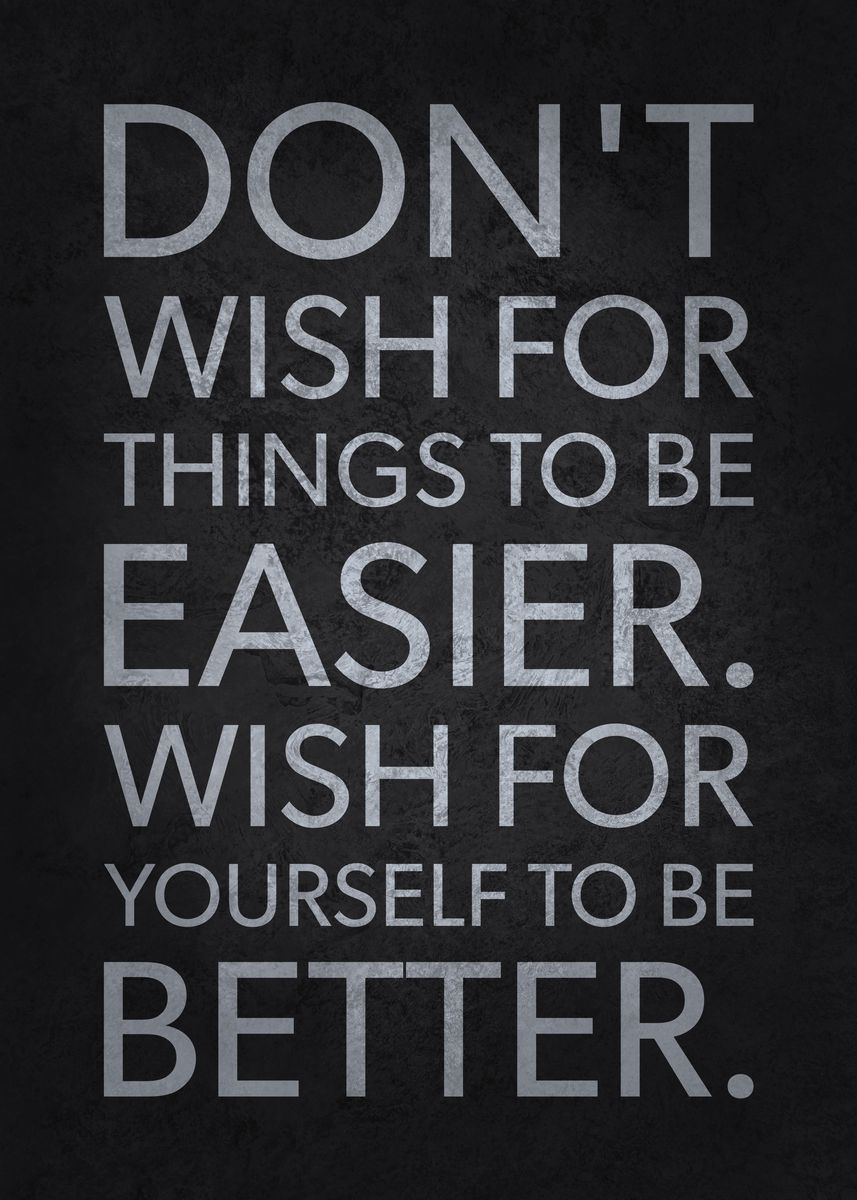 'Wish To Be Better' Poster, picture, metal print, paint by CHAN | Displate