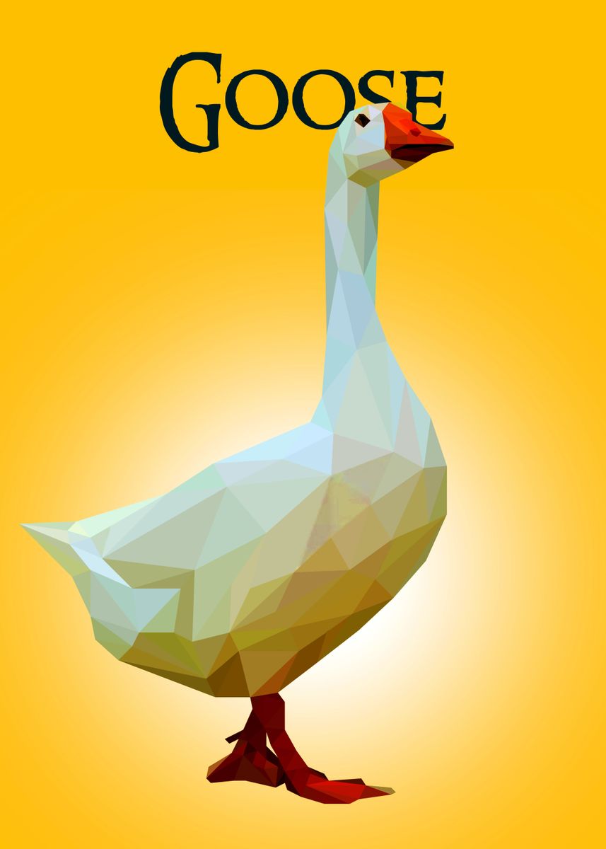 'Goose' Poster, picture, metal print, paint by Dare Neil | Displate