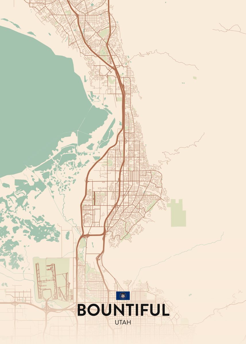 'Bountiful UT' Poster, picture, metal print, paint by IMR Designs ...