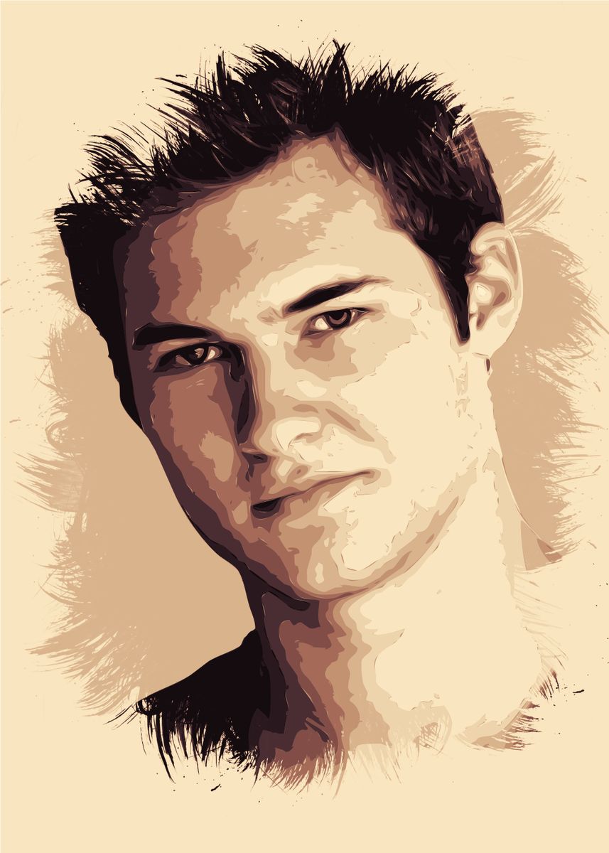 'Bryce Walker Artwork' Poster, picture, metal print, paint by Rizky ...