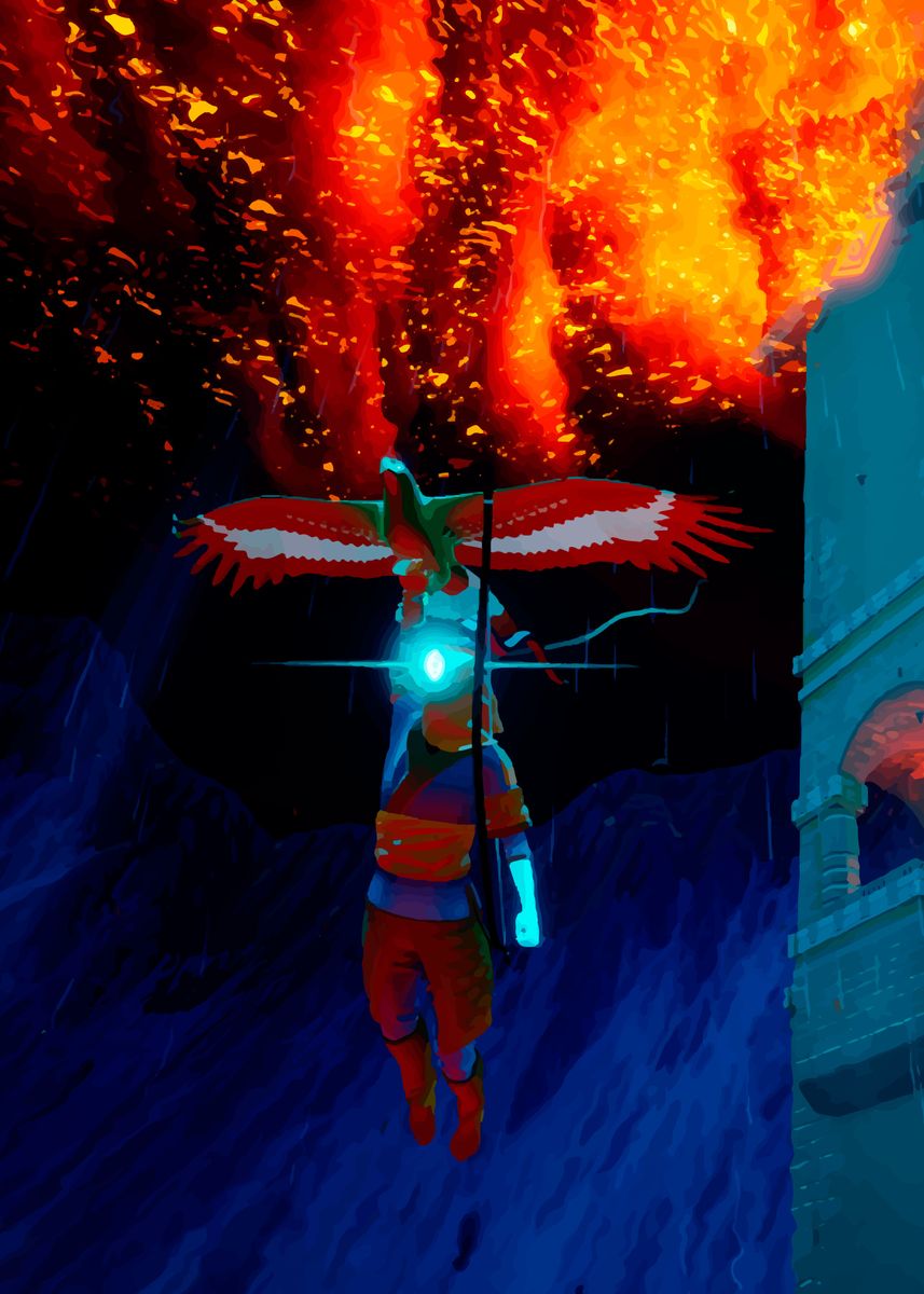 'The Pathless' Poster, picture, metal print, paint by Va Mitha | Displate