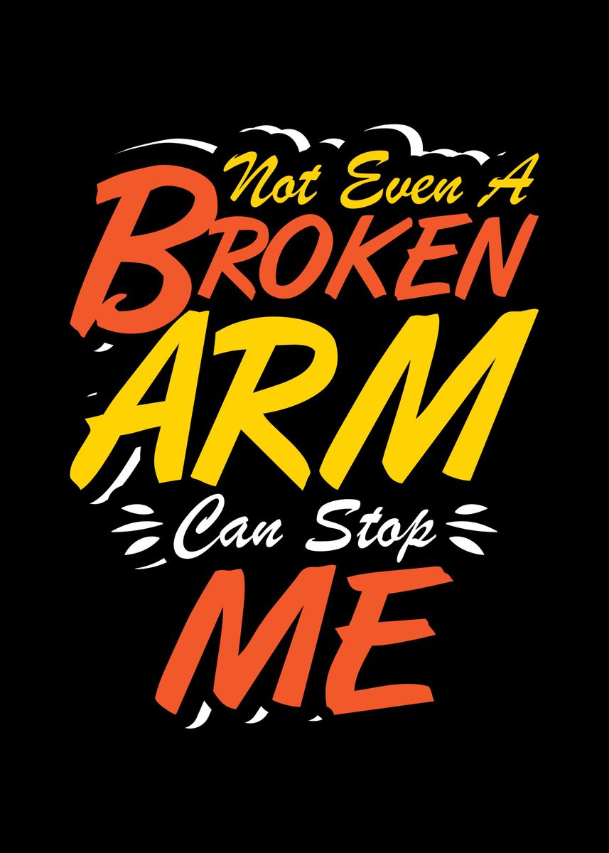 'Broken Arm' Poster, picture, metal print, paint by Sebastian Wünsche ...