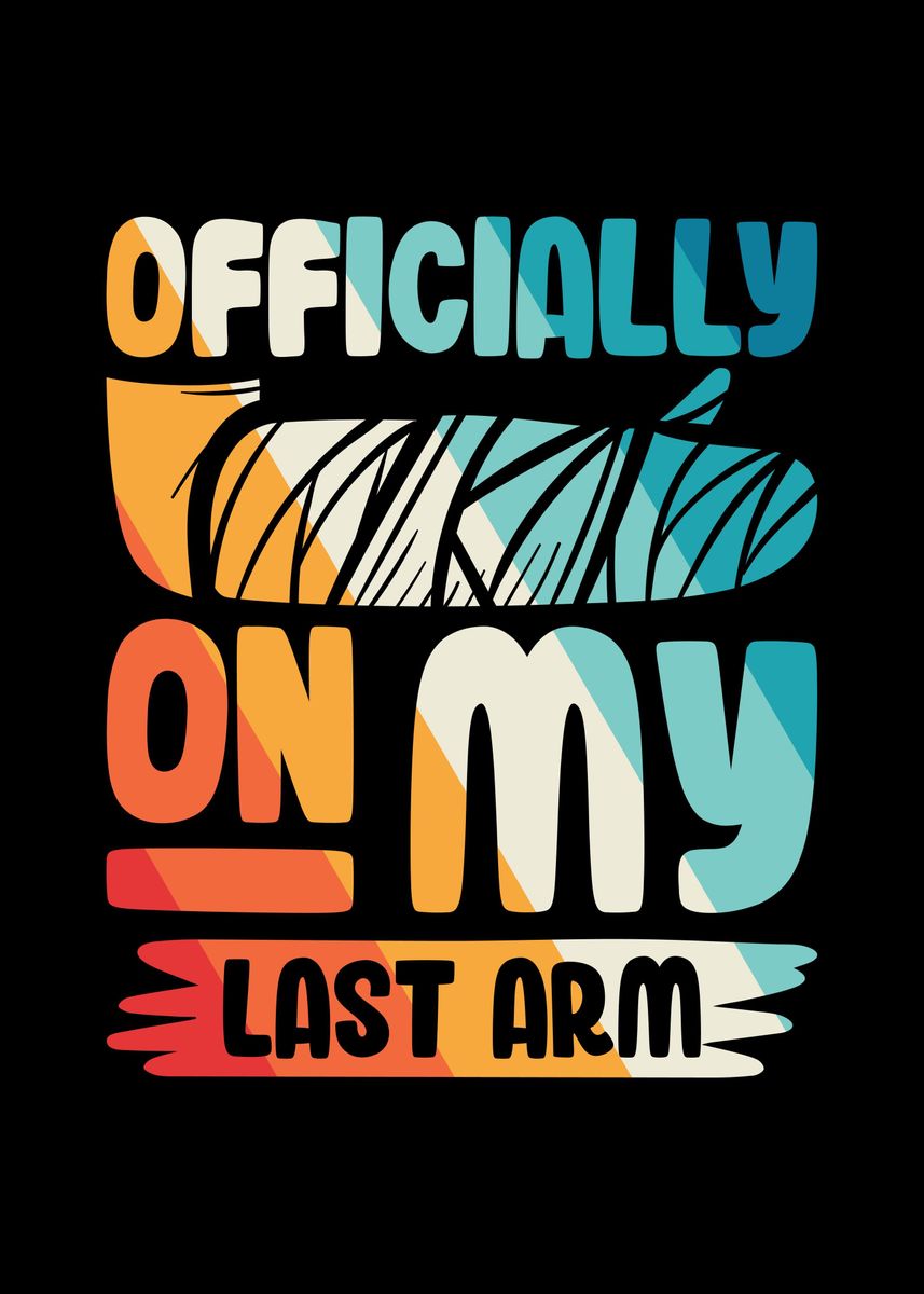 'Broken Arm' Poster, picture, metal print, paint by Sebastian Wünsche ...