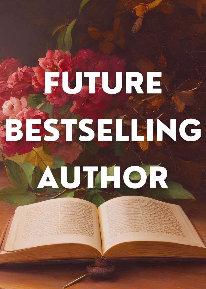 'Future Bestselling Author' Poster, picture, metal print, paint by Ravi ...