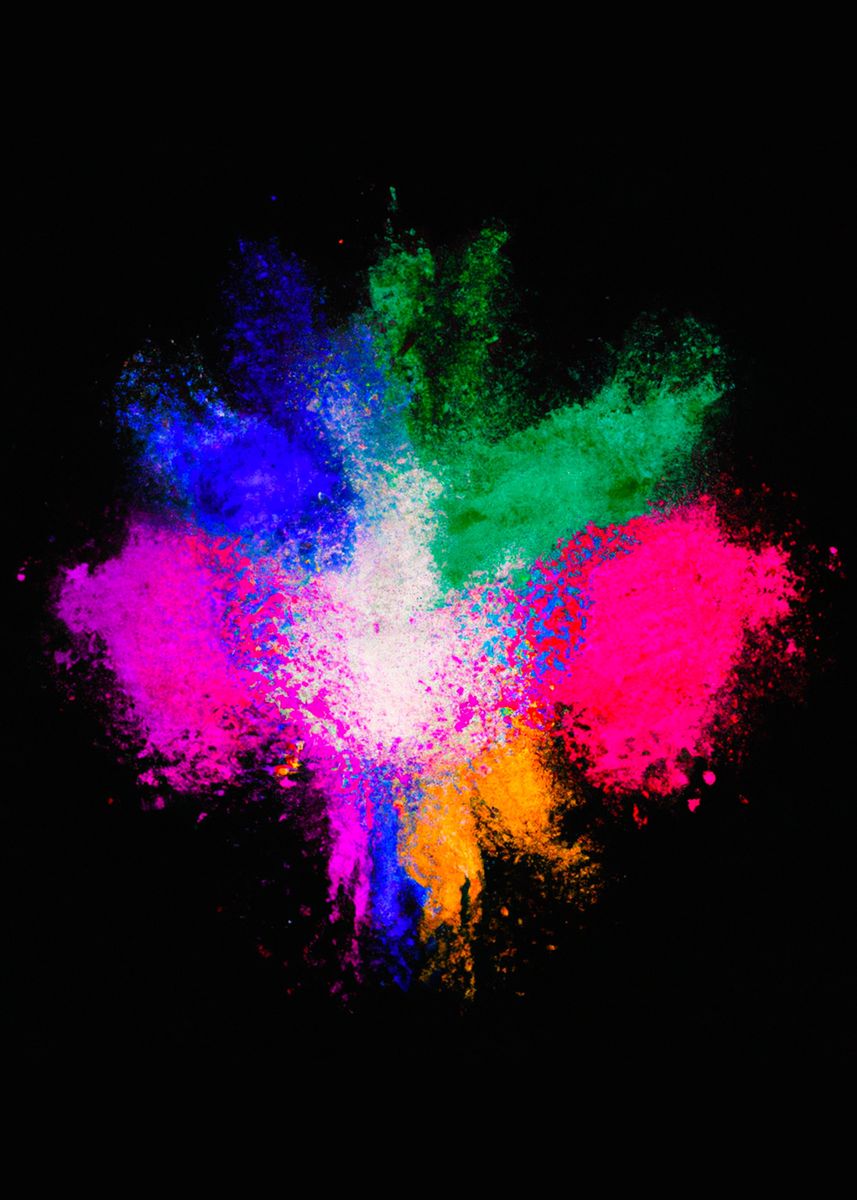 'Powder 7' Poster, picture, metal print, paint by PrintzyCreation ...