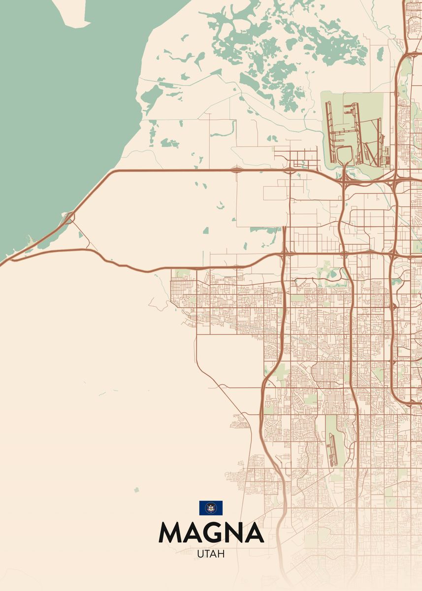 'Magna UT' Poster, picture, metal print, paint by IMR Designs | Displate