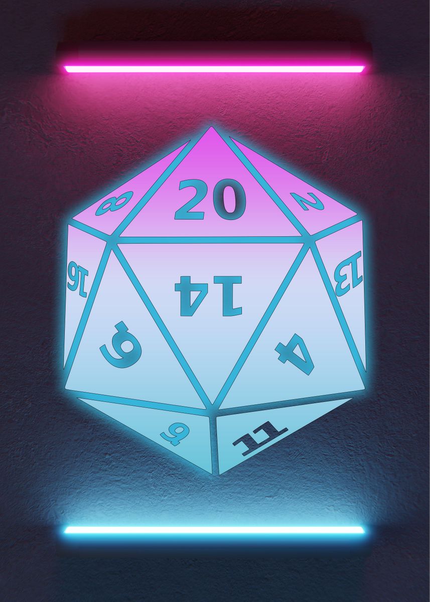 'Die Nine Numbers' Poster, picture, metal print, paint by Trending ...