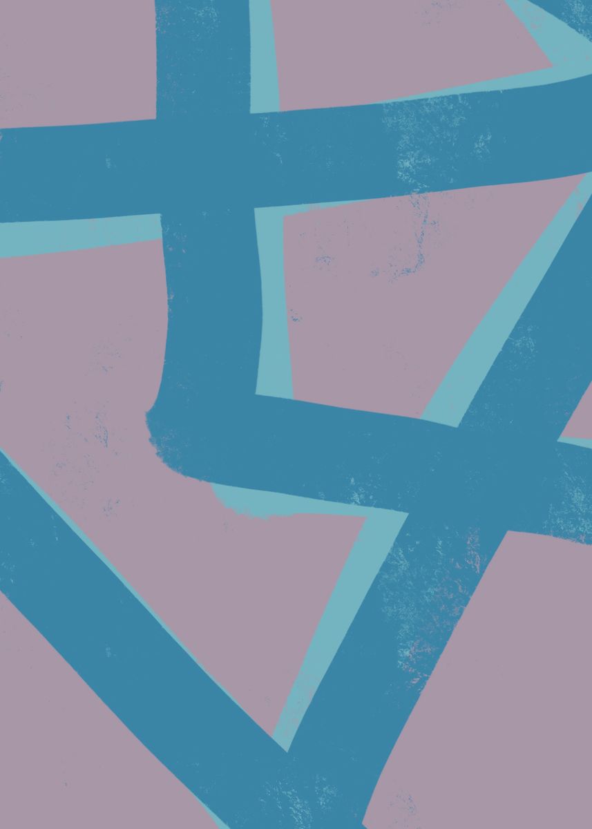 'Criss Cross' Poster, picture, metal print, paint by Jash Jhaveri ...